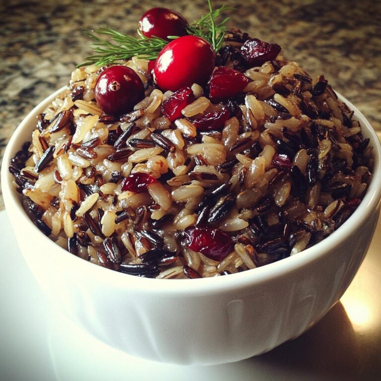 Wild Rice and Cranberry Pilaf - Naneg Recipes.