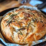 Rustic Rosemary Parmesan Bread - Naneg Recipes.